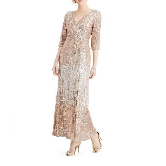 R&M Richards | Dresses | Rm Richards Womens Petite P 34 Sleeve Dress ...